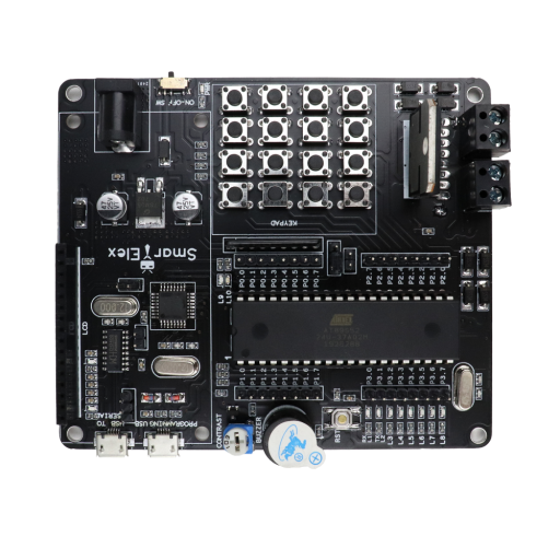 SmartElex AT89S52 Development Board with LCD - DarkOct02