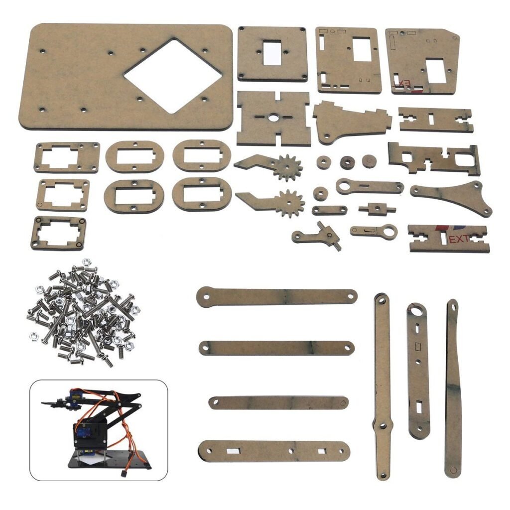 DIY Acrylic Robot Manipulator Mechanical Arm Kit (not-including Servo ...