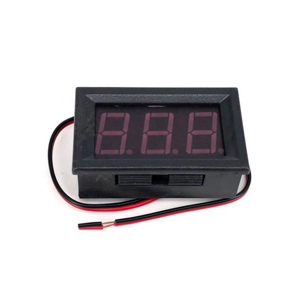 Blue Two-Wire 0.56 Inch DC5V-120V DC Digital Display Voltmeter For Car ...