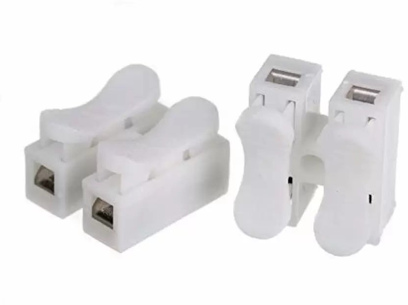 CH-2 Way Quick Push Type Lock Electric Wire Connectors Terminal (Pack ...