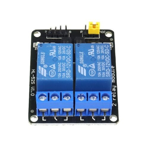 12V Dual Channel Relay Module (with Light Coupling) - DarkOct02