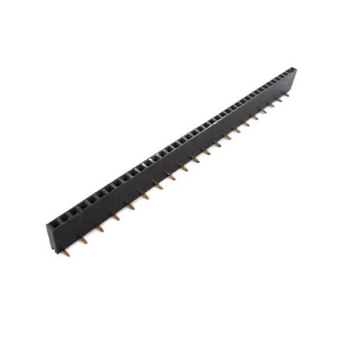 2.54mm 1×40 Pin Female Single Row SMT Header Strip (Pack of 5) - DarkOct02