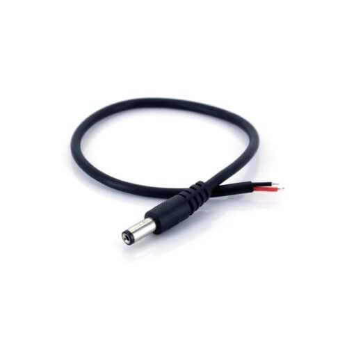 5mm DC Jack Male Connector with Wire - DarkOct02