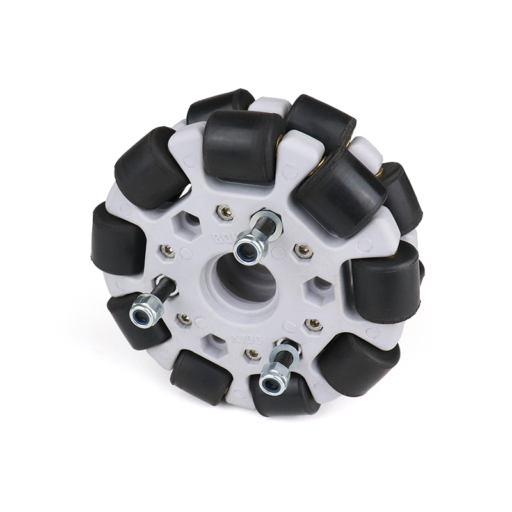 EasyMech Gray 100mm Double Glass Fiber Omni Wheel (BUSH TYPE ROLLER ...