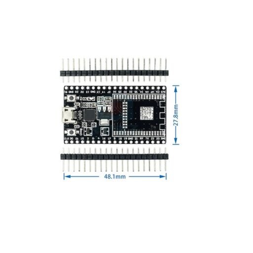 Black ESP32-DEVKITC Development Board Backboard - DarkOct02