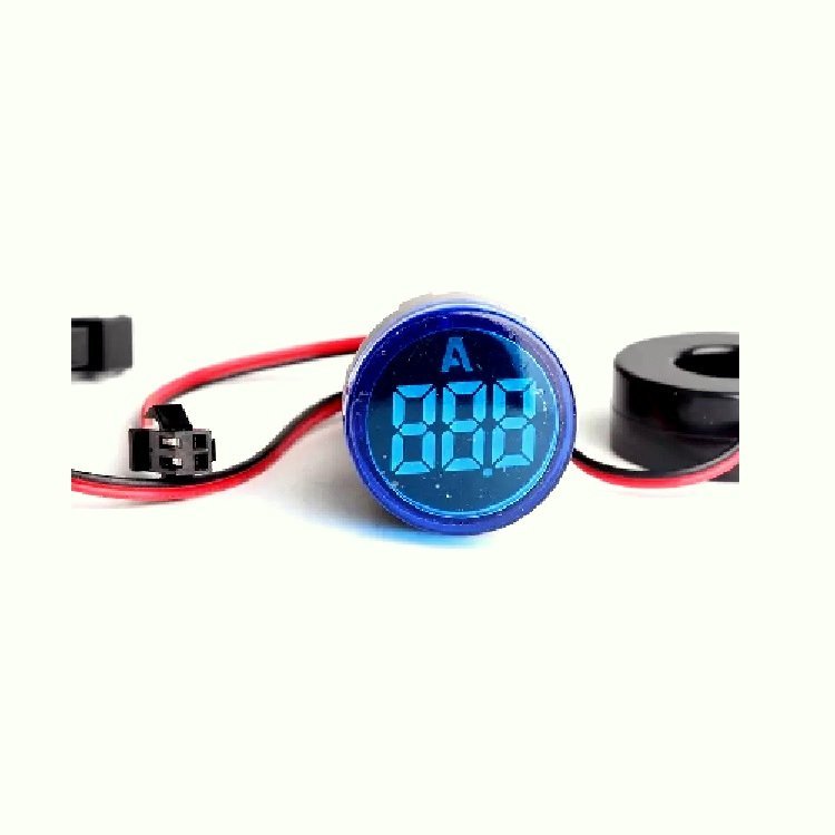 Blue 0-100A 22mm AD16-22DSA Round LED Ammeter Indicator Light with ...