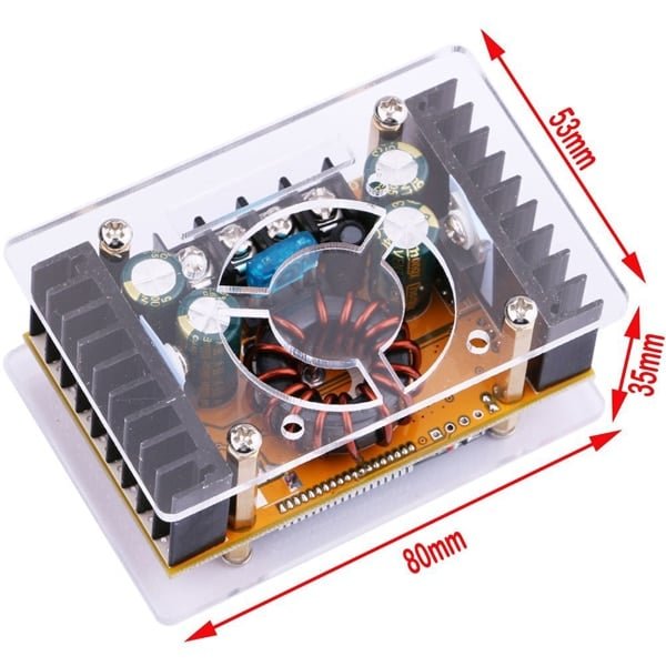 Dual Display 5A Power Adjustable Step-Down Constant-Voltage Constant ...