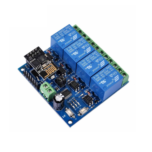 ESP8266 ESP-01 5V 4-Channels WiFi Relay Module for Home Remote Control ...