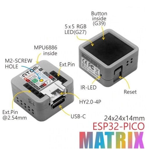 M5Stack ATOM Matrix ESP32 Development Kit - DarkOct02