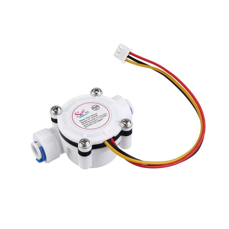 Water Flow Sensor YF-S402B 5-24V Flowmeter 0.3-6L/Min - DarkOct02