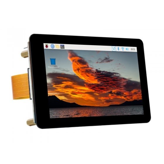 Waveshare 4inch Capacitive Touch Display for Raspberry Pi, 480×800, DSI ...