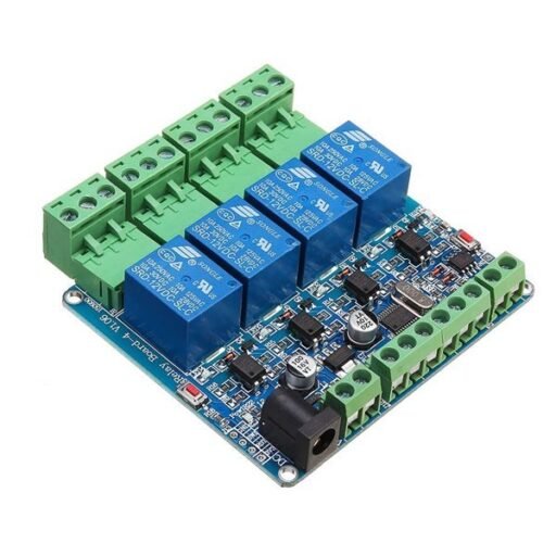 12V Modbus RTU 4, Channels Relay Module, Input Optocoupler, Isolation ...